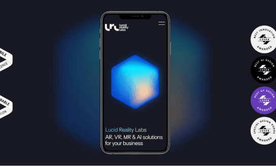 Lucid Reality Labs Website Awarded Best Innovation, Best UI and UX ...